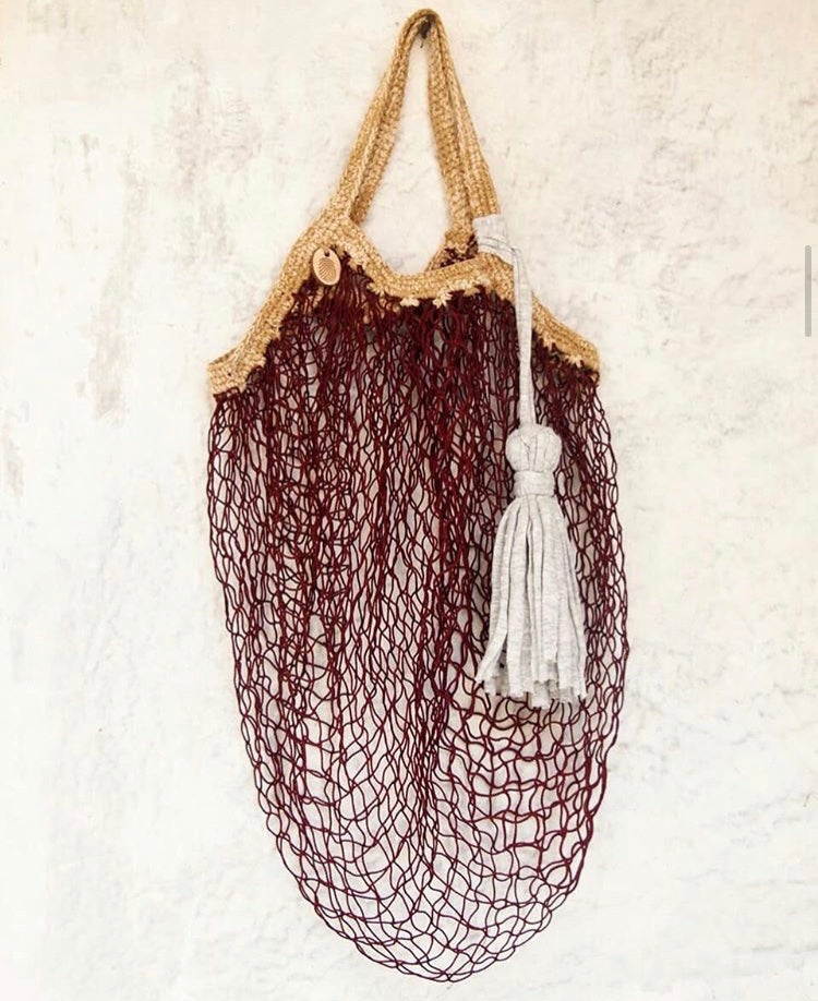 Upcycled Fishnet Reusable “Anthea” Bag – Ecofrenli.com